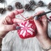 Scandinavian Crochet Pattern, Christmas Crochet Bauble, Christmas ...