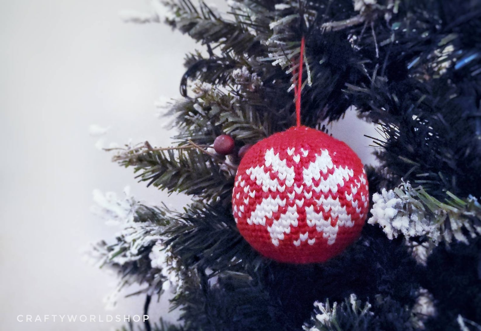 Scandinavian Crochet Pattern, Christmas Crochet Bauble, Christmas ...