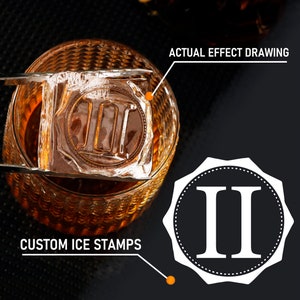 Custom Ice Cube Stamp, Brass Stamp for Ice Cube, Ice Cubes Branding ...