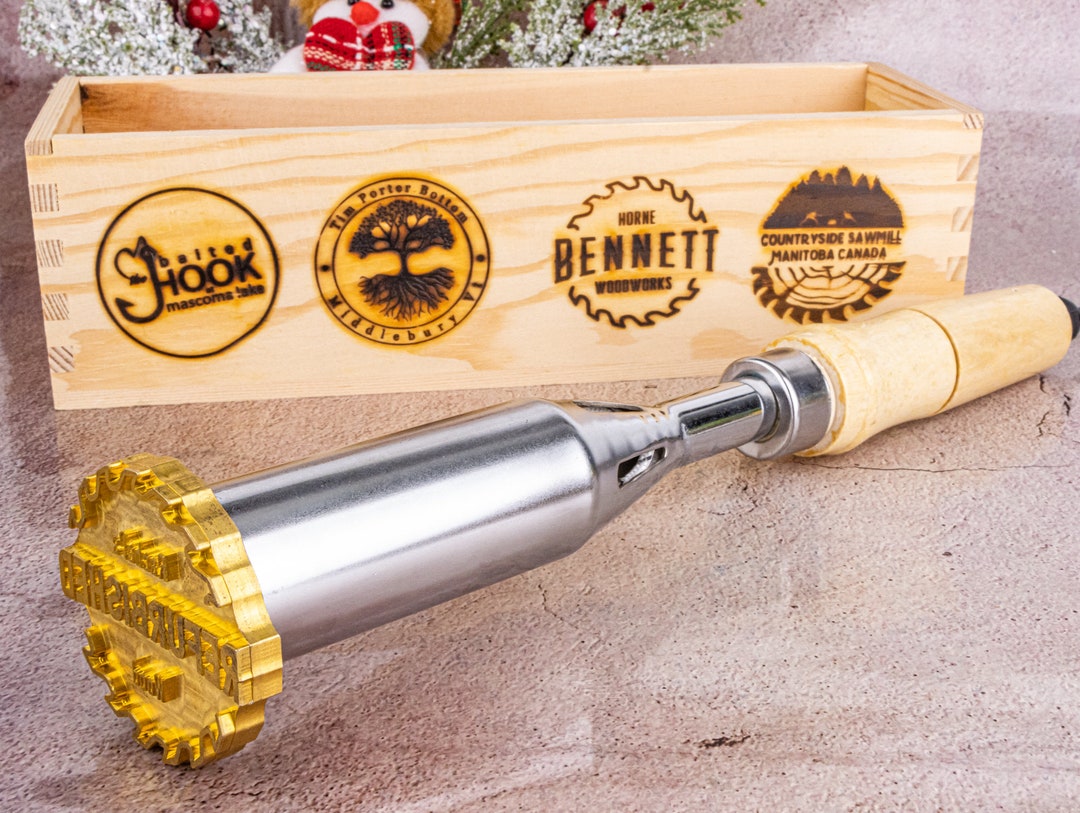 Custom Electric Branding Iron, Personalized Wood Stamp for Woodworker ...