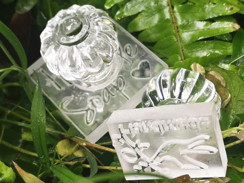 Custom Acrylic Soap Stamp, Custom Soap Mold, Handmade Soap Stamp ...