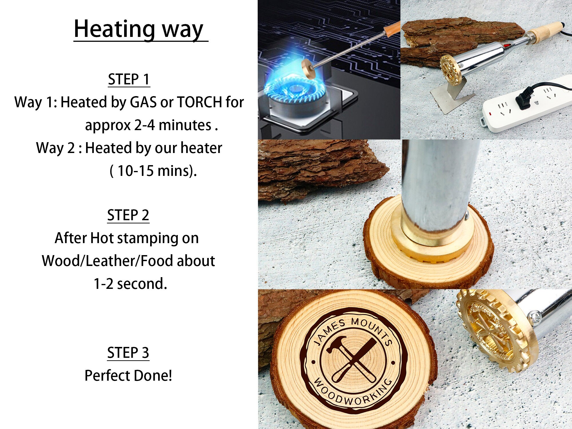 Custom Electric Branding Iron With Custom Stamp / Personalized | Etsy