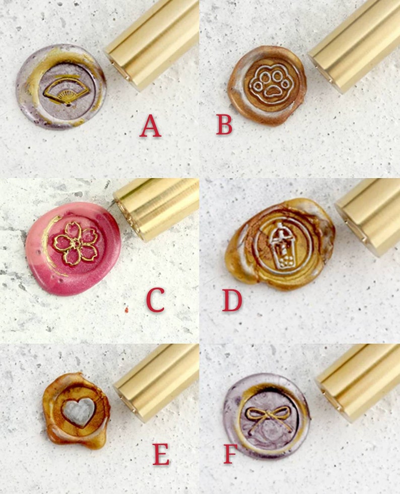 Custom Metal Stamp Mini Wax Seal Stamp Wedding Sealing Wax | Etsy