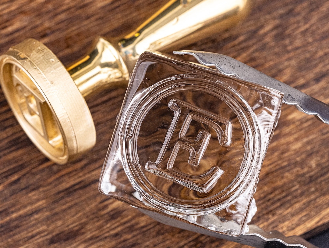 Custom Logo Ice Cube Stamp for Ice, Custom Brass Stamp, Custom Branding ...