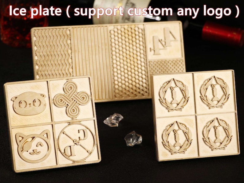 Custom Logo Ice Cube Stamp for Ice Cubes / Business Logo Ice - Etsy
