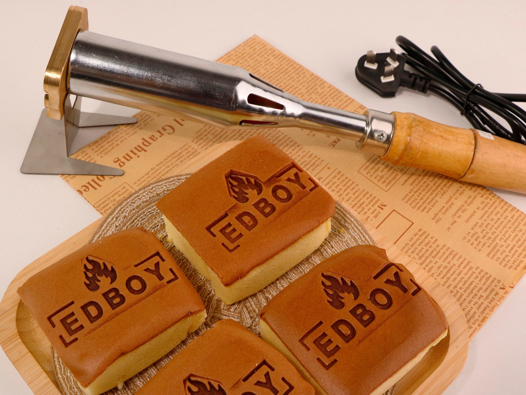 Custom Food Stamp Food Branding Iron Personalized Stamp Cake - Etsy