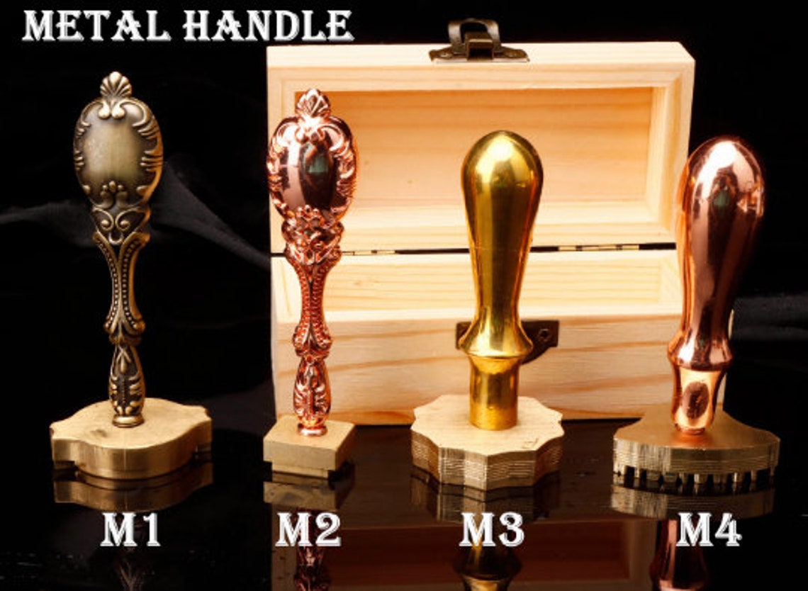 Custom Ice Cube Stamp in Brass Business Logo Ice Cube Stamp | Etsy