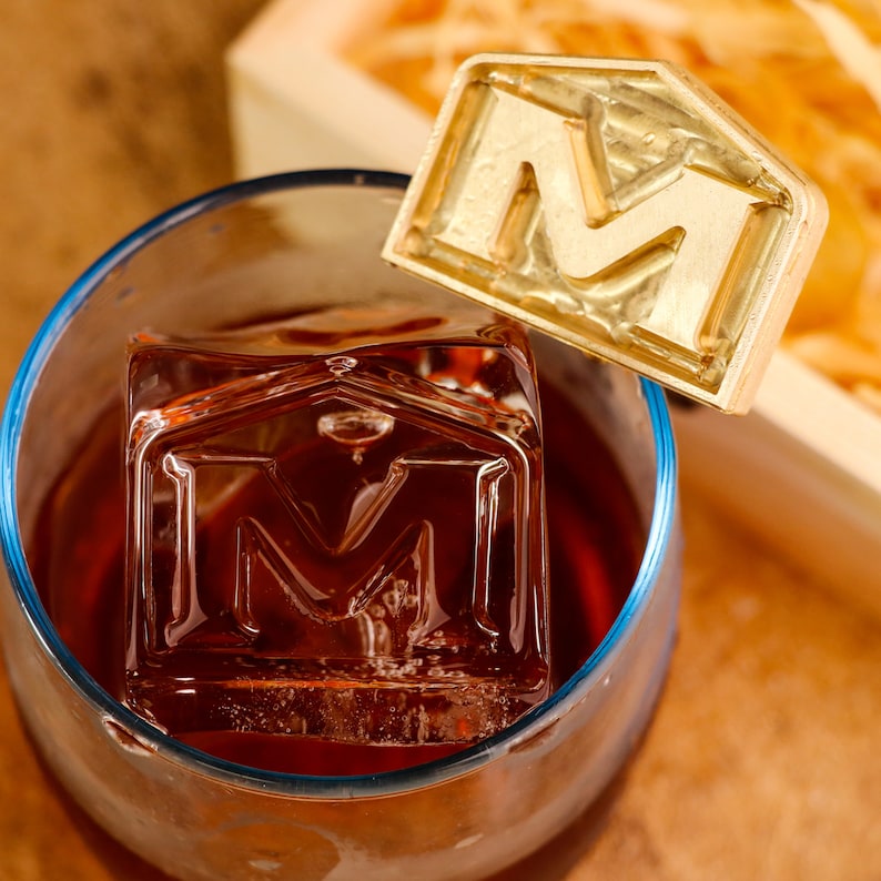 Custom Logo Ice Cube Stamp for Ice Cubes / Business Logo Ice Cube Stamp ...