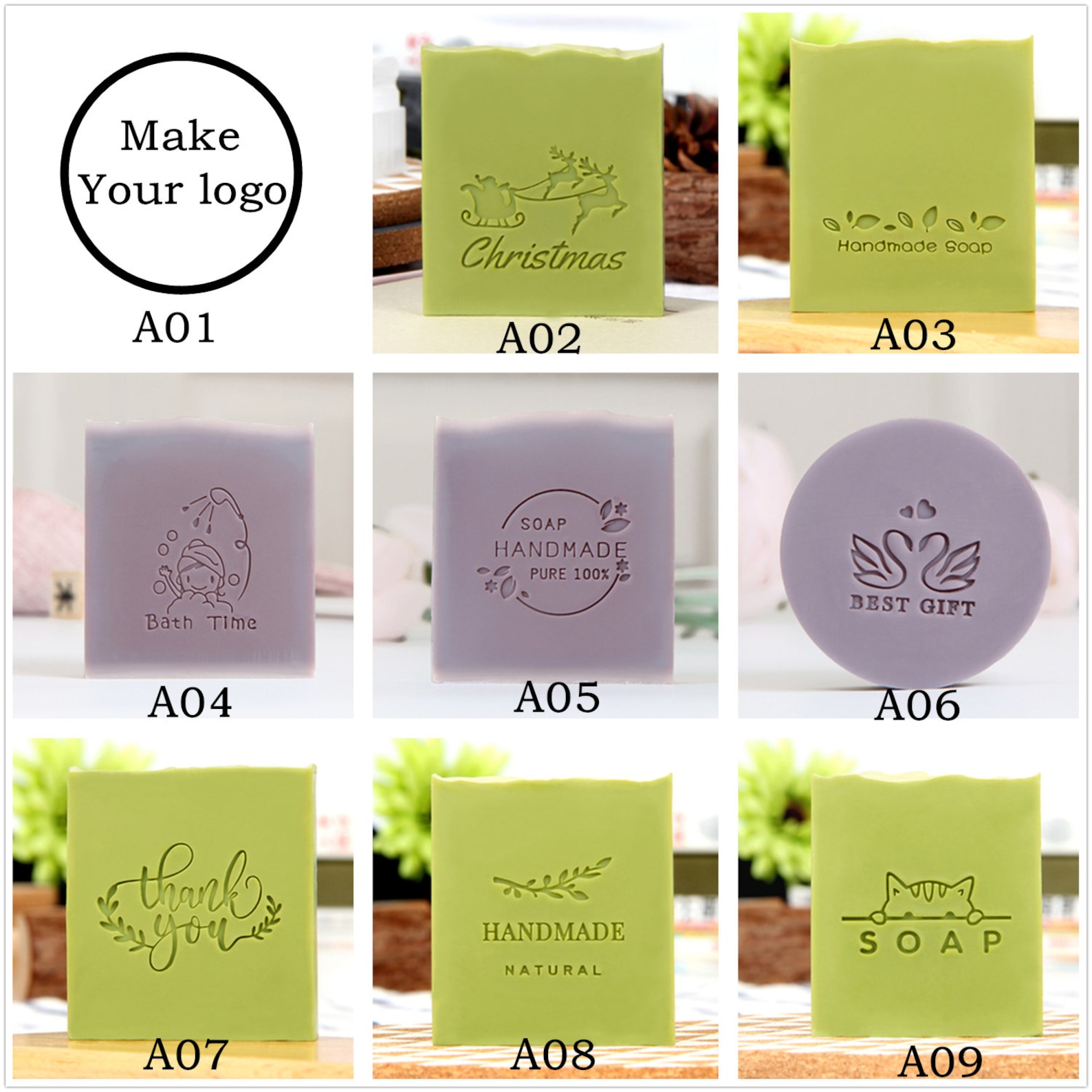 Brass Soap Stamp,natural Handmade Soap Stamp,custom Handmade Stamp ...