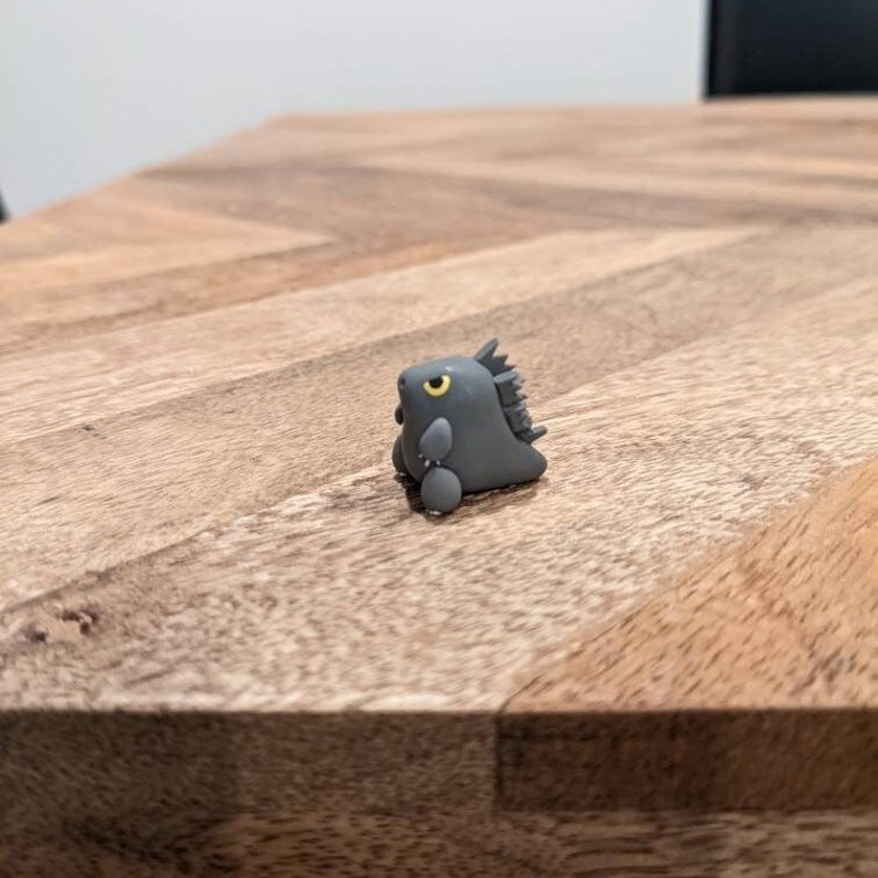 Mini Polymer Clay Godzilla Inspired Monster Magnet Figure - Cute ...