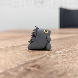 Mini Polymer Clay Godzilla Inspired Monster Magnet Figure - Cute ...