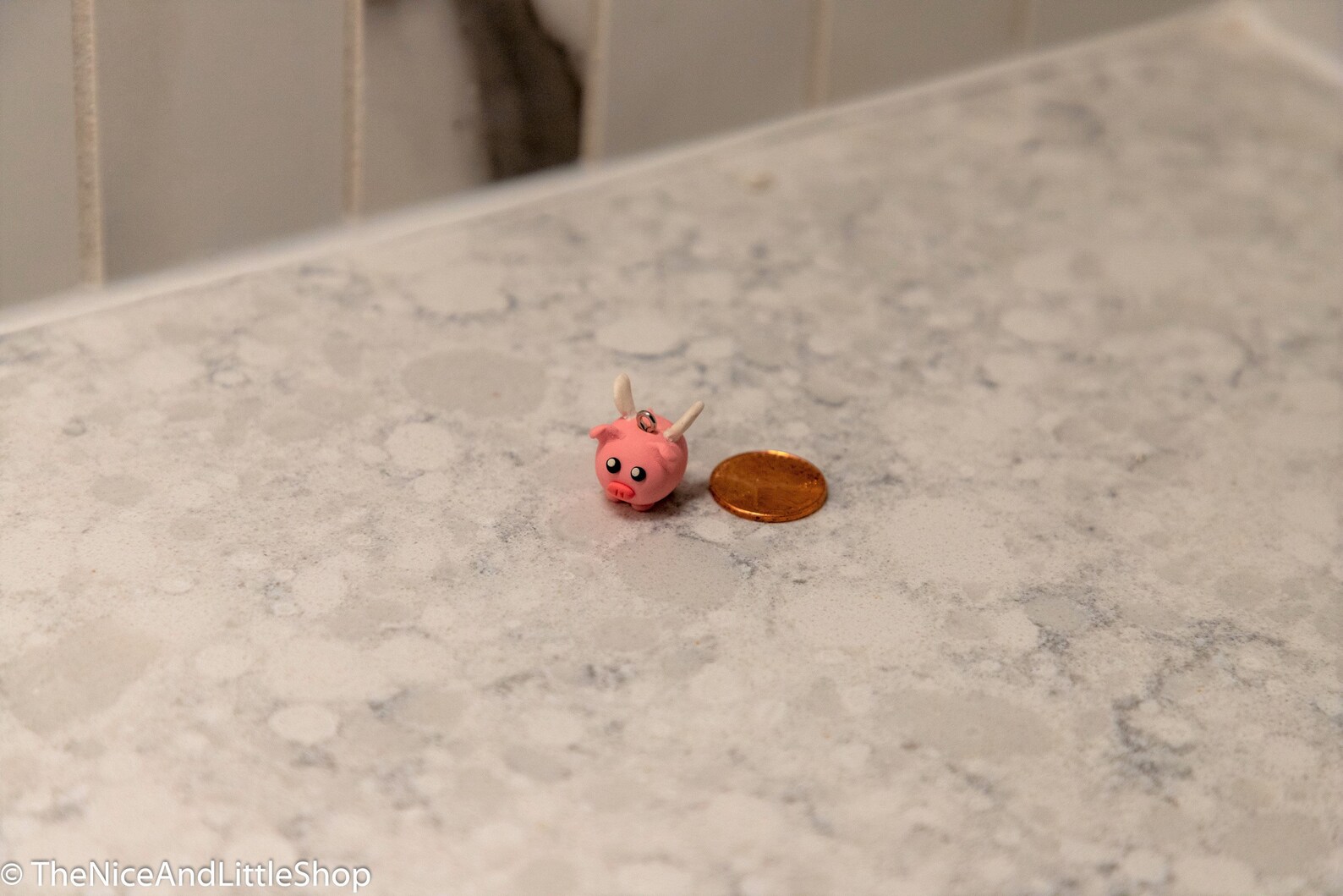 Mini Polymer Clay Flying Pig Cute Pig Charm Kawaii Charm | Etsy