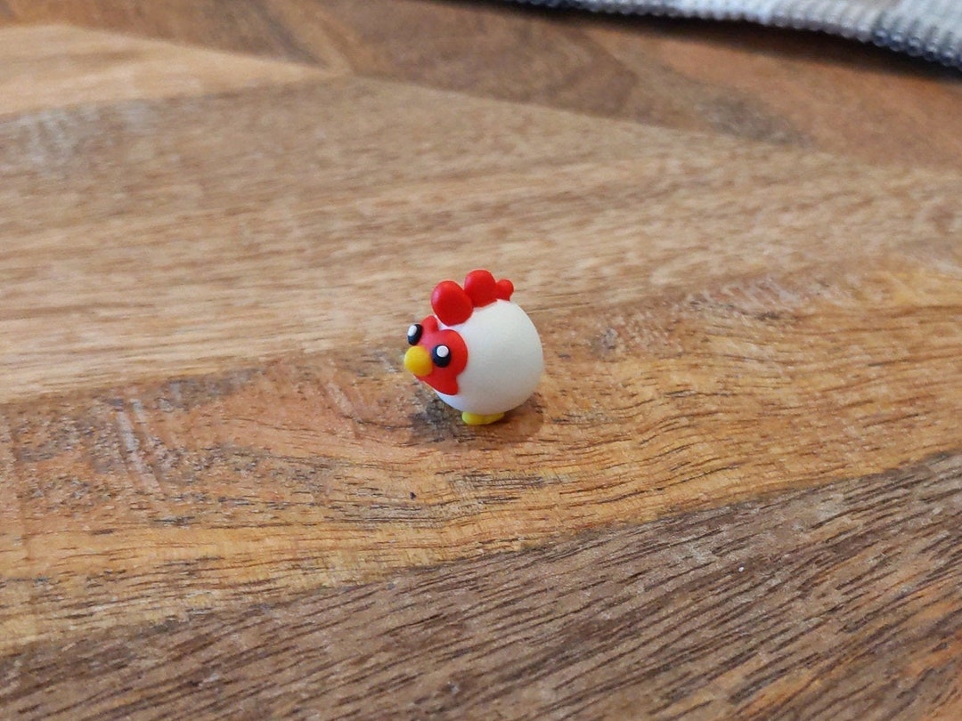 Mini Polymer Clay Chicken - Cute Chicken Charm - Kawaii Charm - Etsy