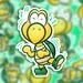 Koopa Troopa Dancing Meme Sticker | Super Mario Video Game Inspired ...