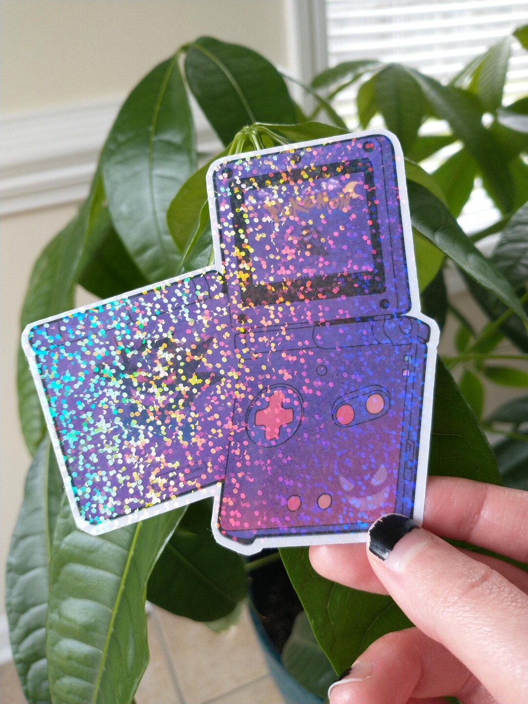 Gengar Gameboy Advance SP Sticker | Spooky Edition GBA Concept Sticker ...