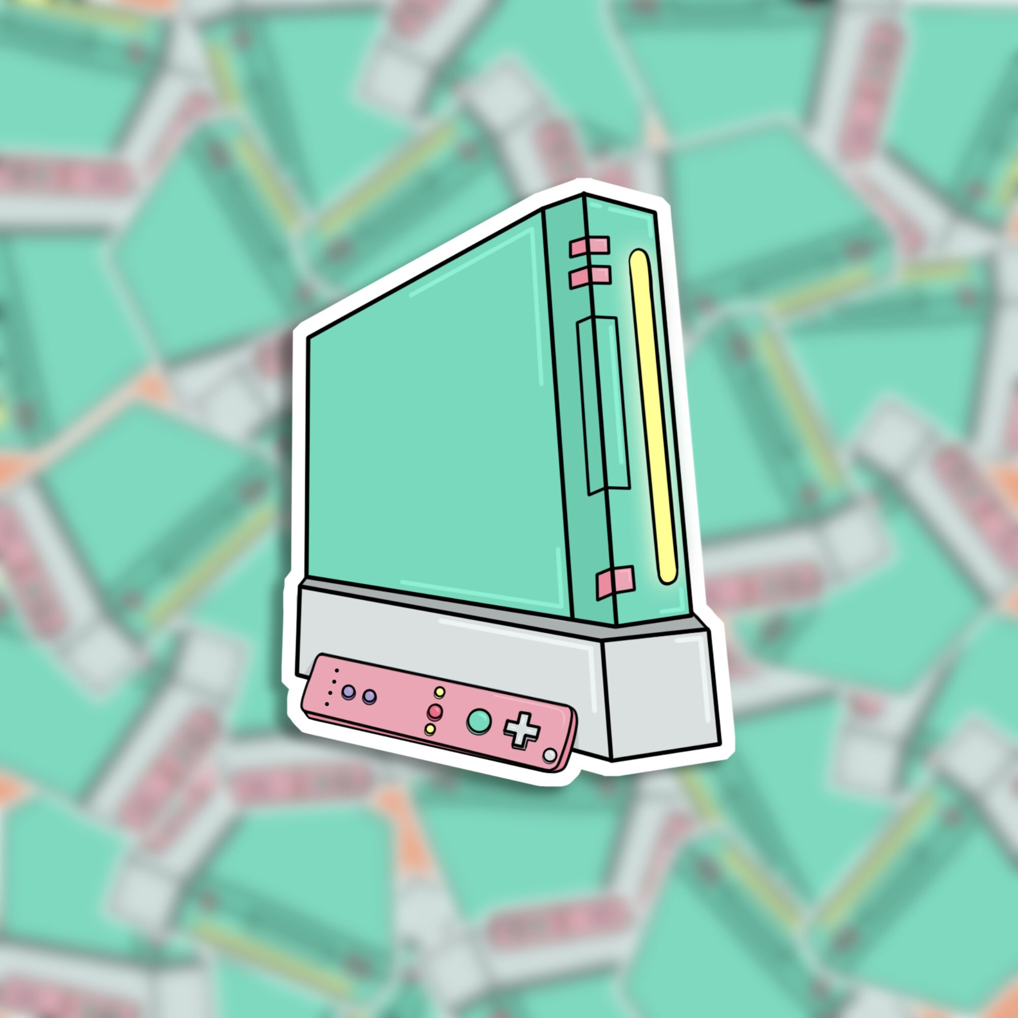 Retro Wii Sticker | Etsy