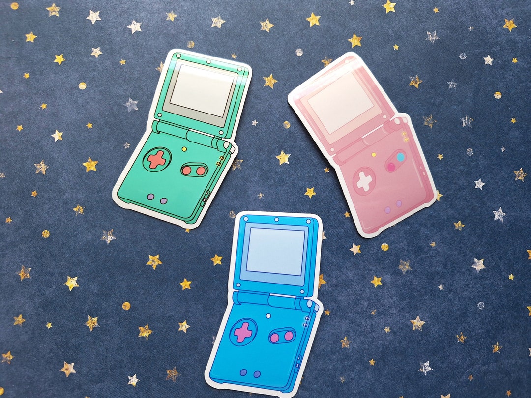 Retro Gameboy Advance SP Sticker - Etsy