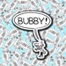 Manny Shouting Bubby Meme Sticker | Diary of A Wimpy Kid Inspired ...