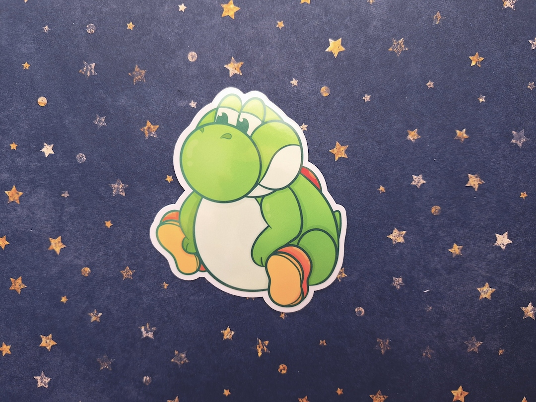 Big Yoshi Meme Sticker Yoshi Inspired Vinyl Sticker - Etsy