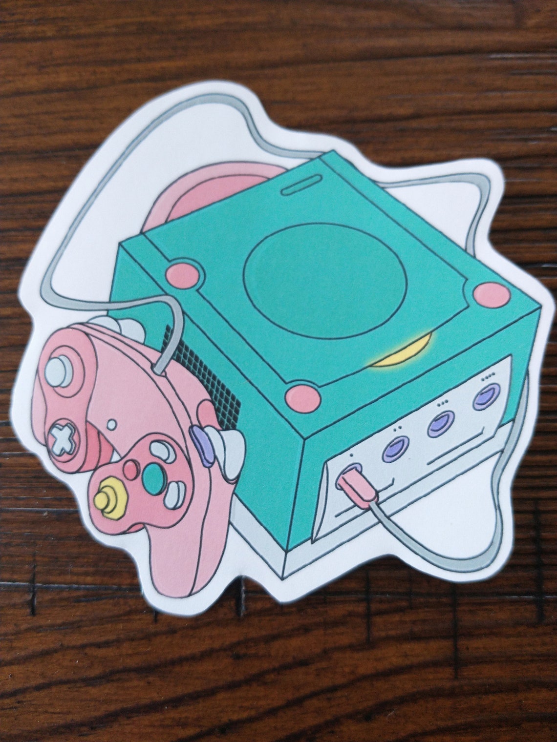 Retro Gamecube Sticker | Etsy