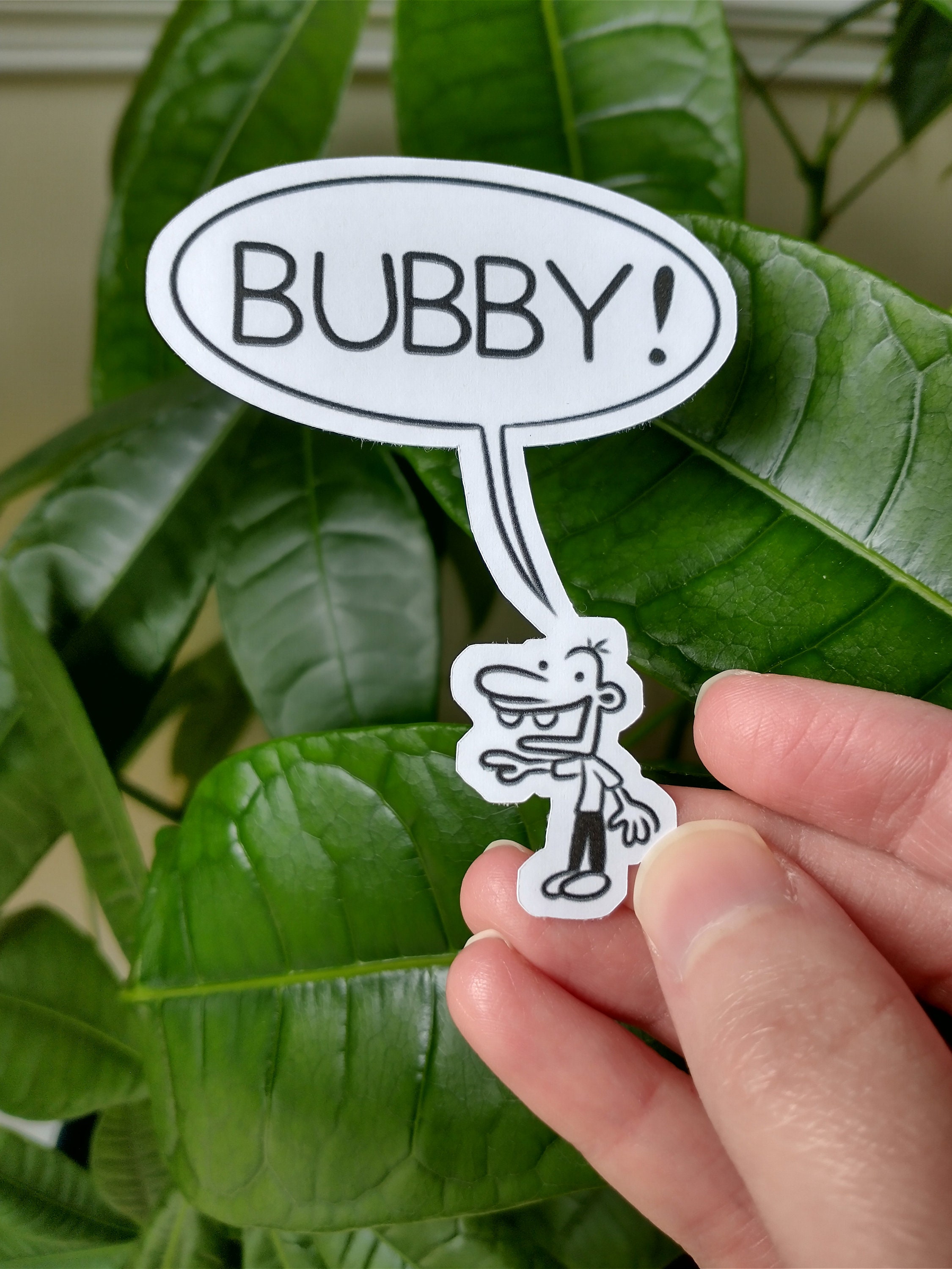 Manny Shouting Bubby Meme Sticker Diary of A Wimpy Kid | Etsy