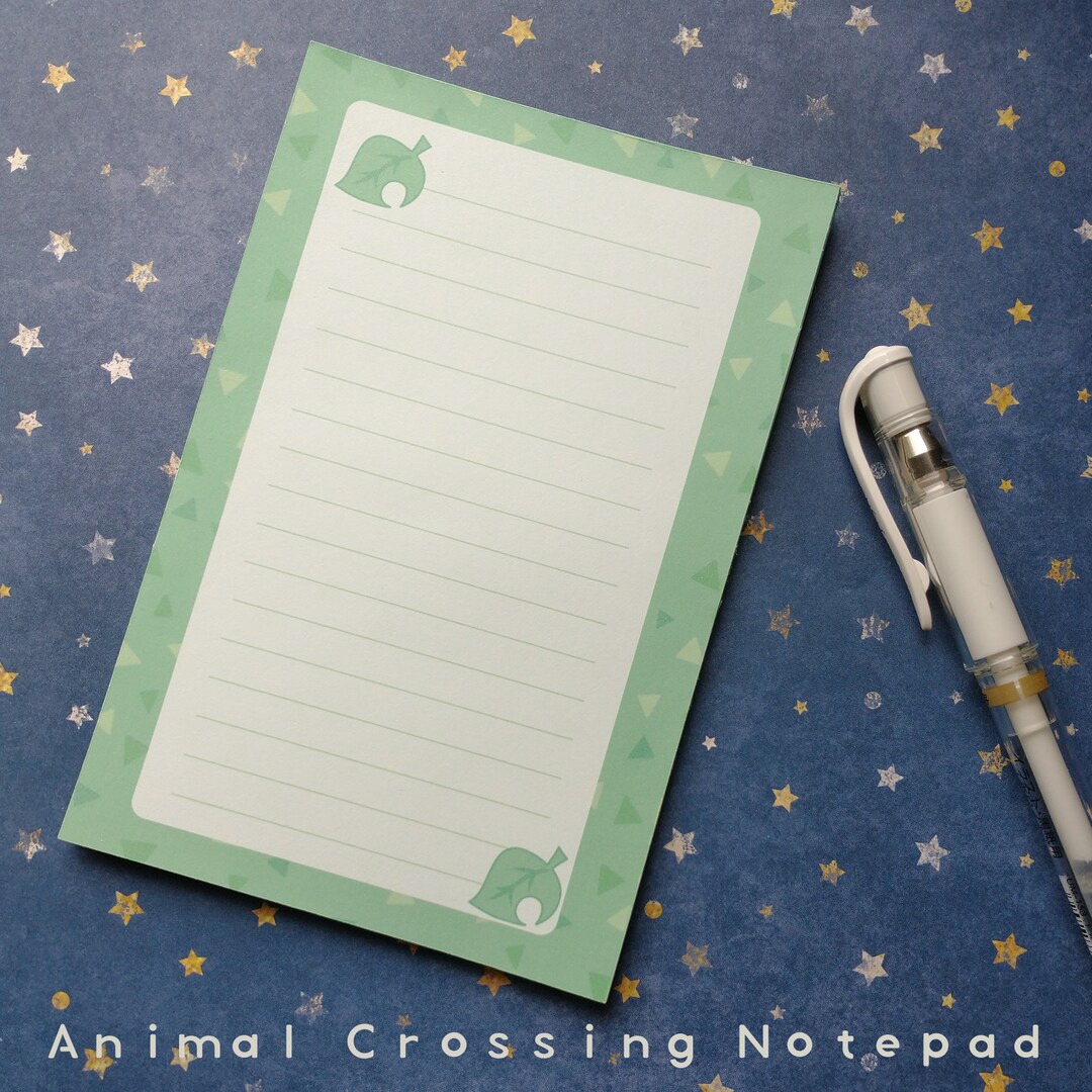 Animal Crossing Inspired Notepad / Memo Pad - Etsy
