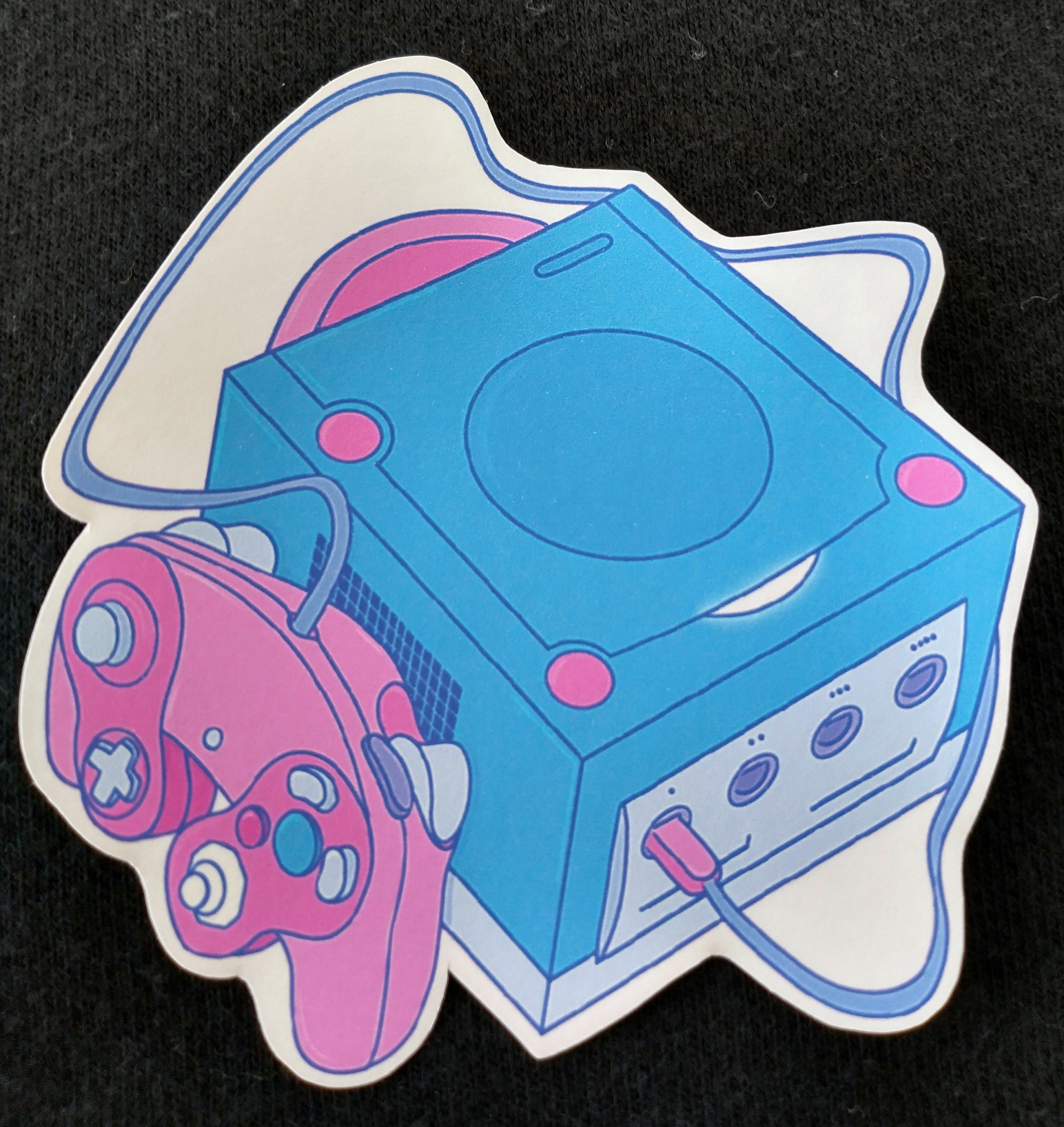Retro Gamecube Sticker | Etsy