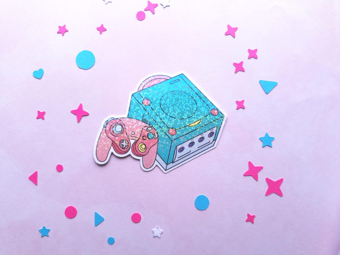 Retro Gamecube Inspired Sticker - Etsy