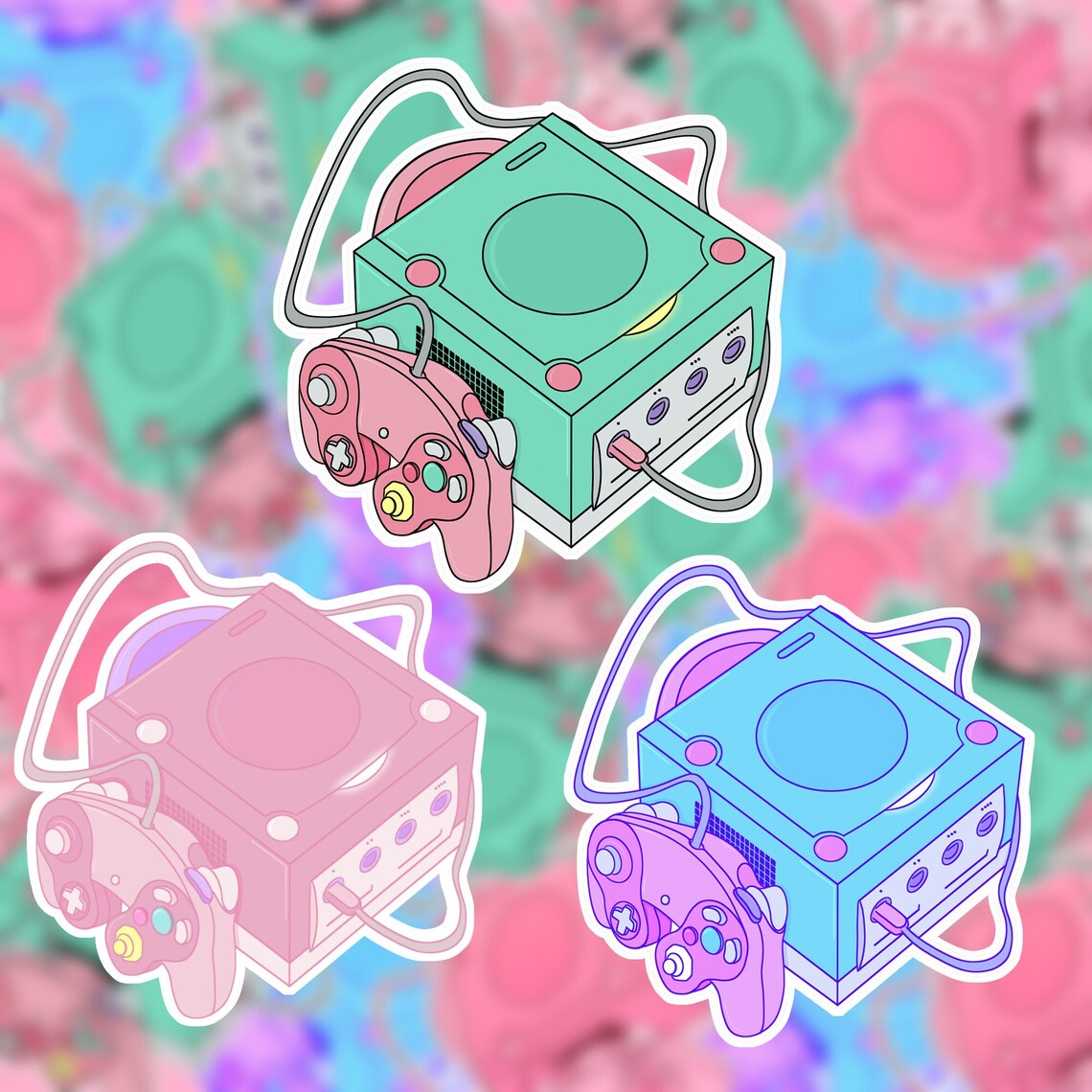 Retro Gamecube Sticker - Etsy