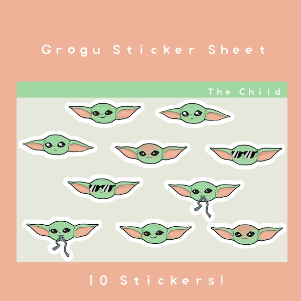 Grogu Emoji - Etsy