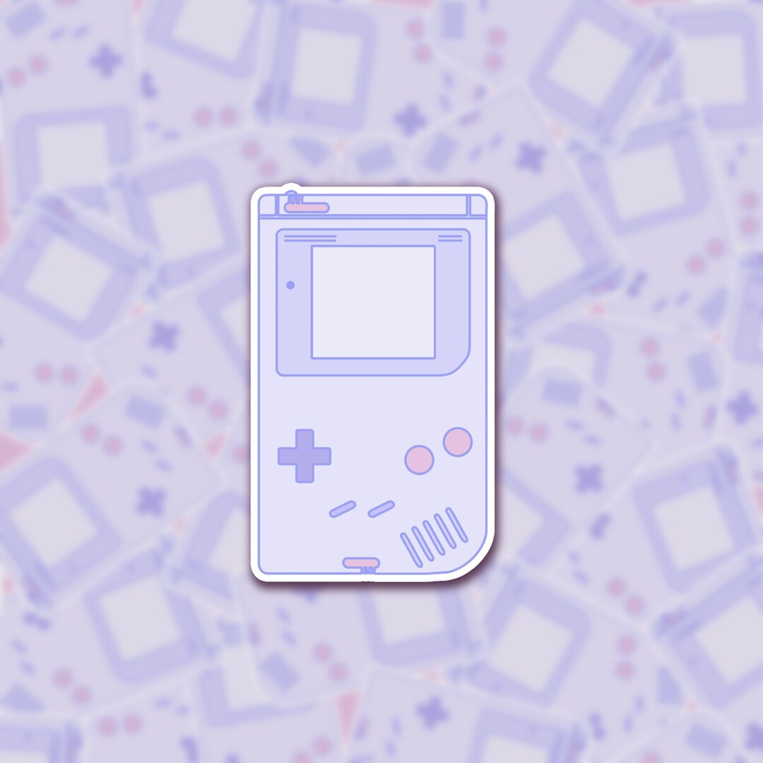 Pastel Classic Nintendo Gameboy Vinyl Sticker - Etsy