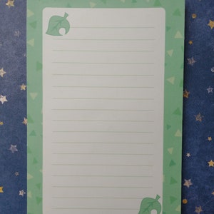 Animal Crossing Inspired Notepad / Memo Pad - Etsy