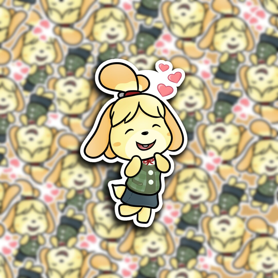 Isabelle Animal Crossing Inspired Sticker - Etsy