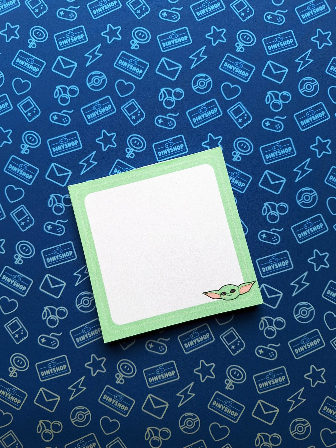 Grogu (baby Yoda) Emoji Mini Notepad / Memopad | the Mandalorian ...