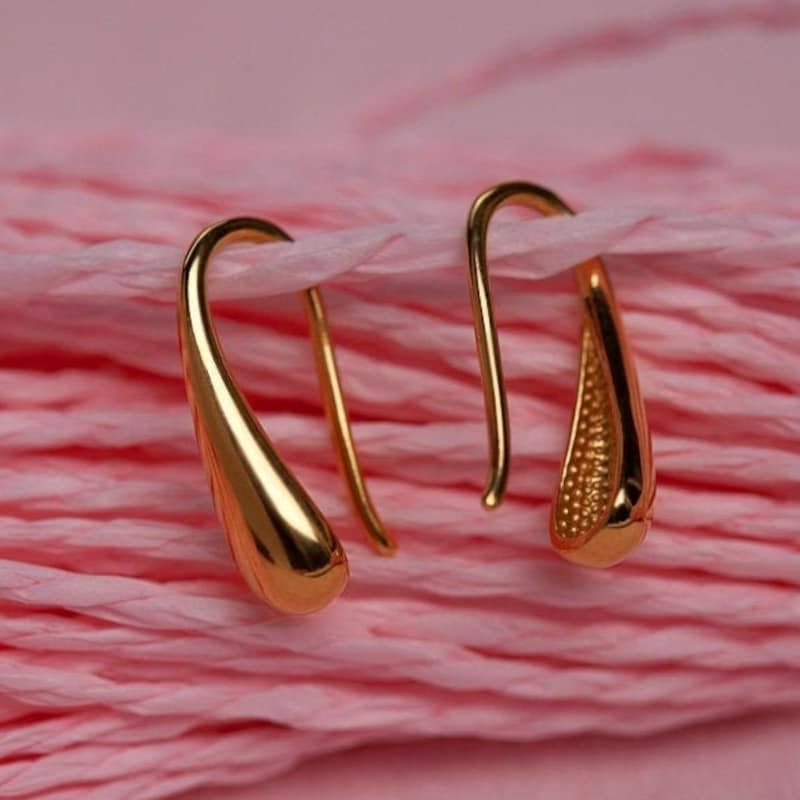 Gold Drop Earrings - Etsy