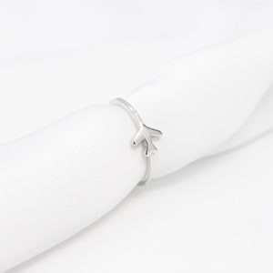 Airplane Ring - Silver Plane Ring - Travel Ring - Flight Attendant Gift ...