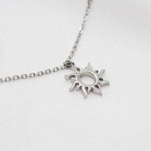 Gold Sun Necklace - Sunburst Necklace - 24k Gold Vermeil Sun Necklace ...