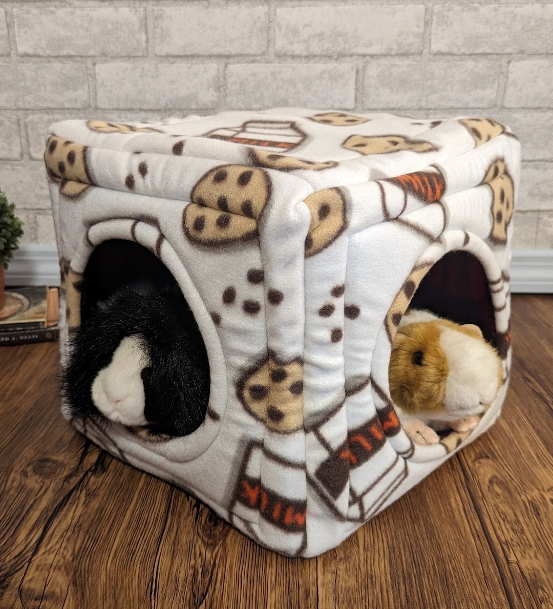 XL Guinea Pig Bed Guinea Pig Cuddle Cube Guinea Pig Accessories Bunny ...