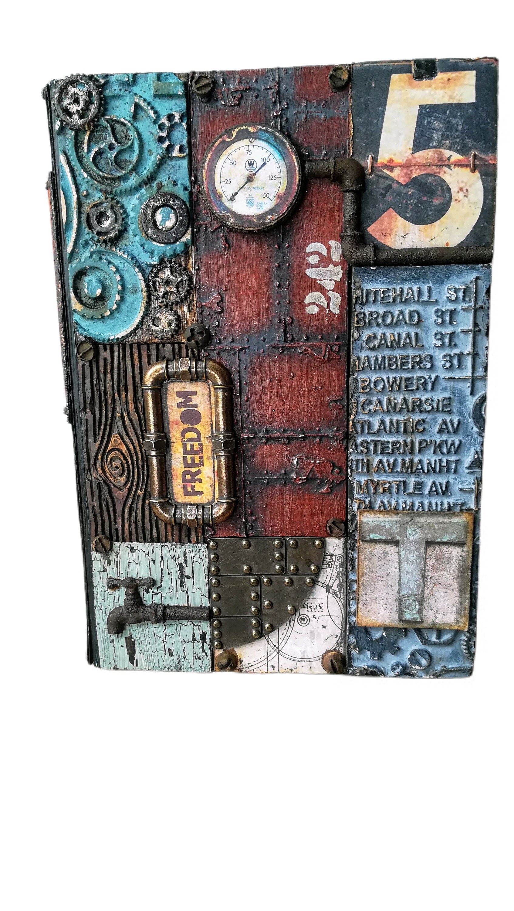 Steampunk Notebook Industrial Style Steampunk Journal - Etsy