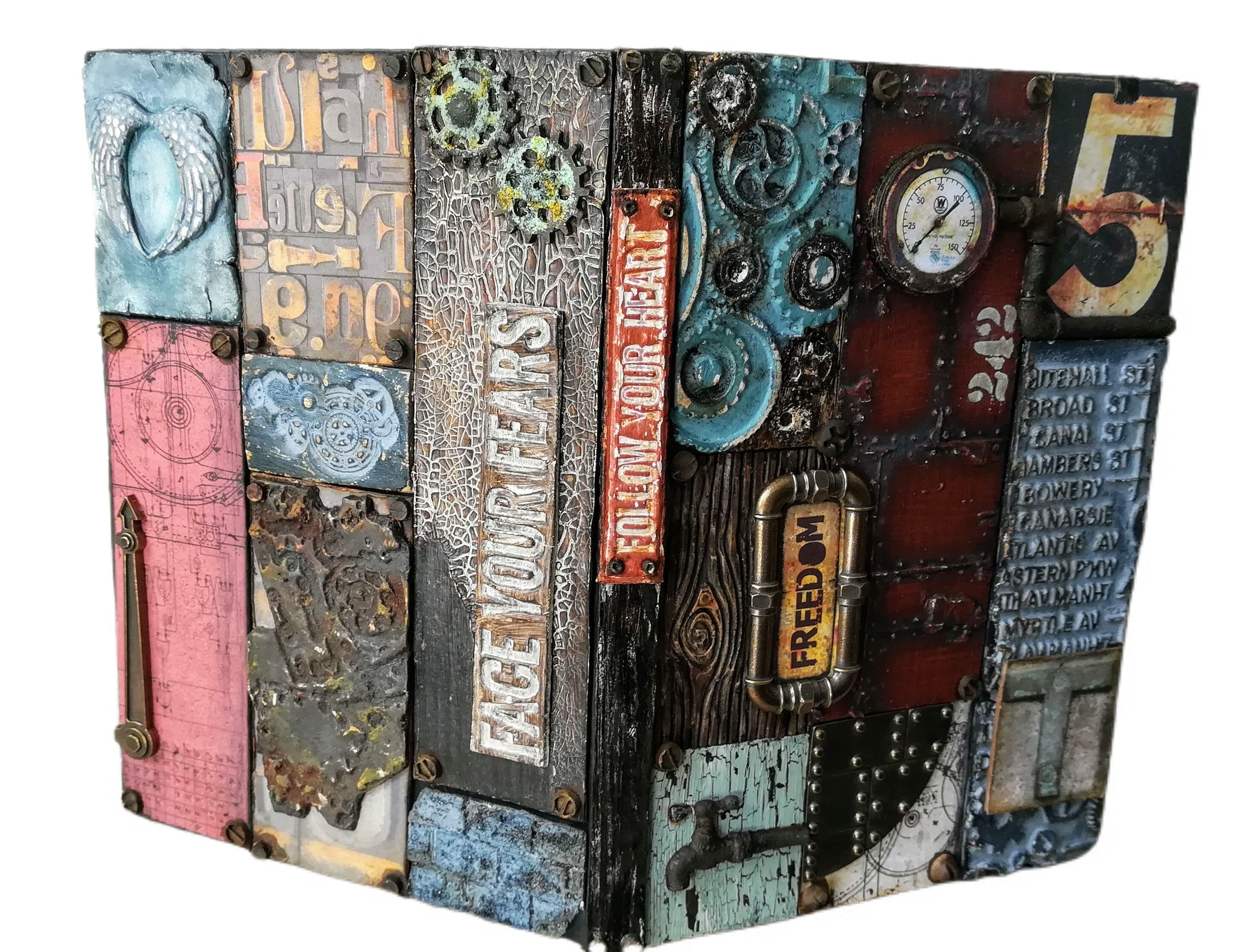Steampunk Notebook Industrial Style Steampunk Journal - Etsy
