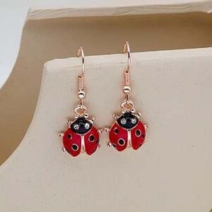 Ladybug Earrings - Etsy