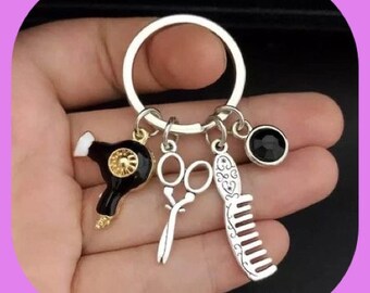 Love is in the Hair Keychain Blow Dryer Charm Optional - Etsy