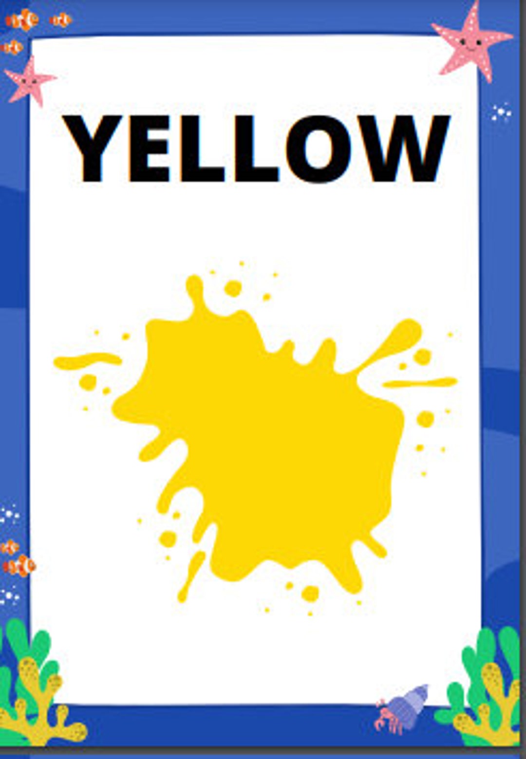 Ocean Theme Colors for K-2 Classroom Wall - Etsy