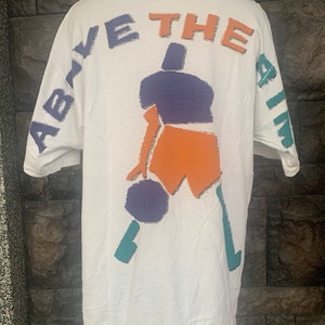 Vintage 90s Above the Rim Hoopwear T Shirt - Etsy