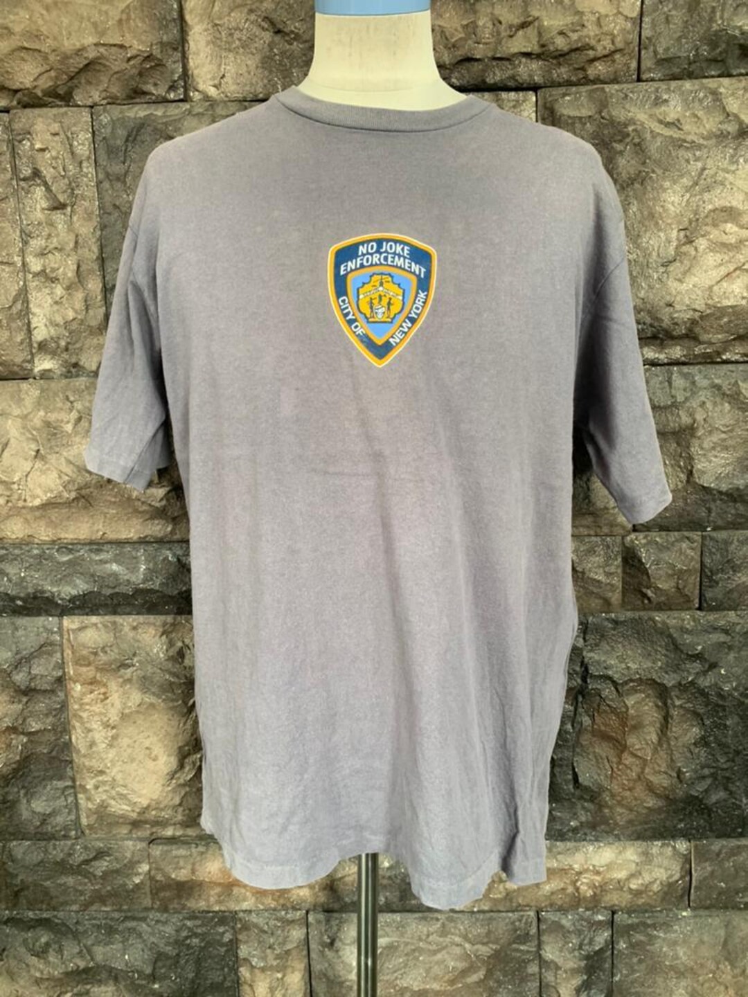 Vintage 90s No Joke Skateboards NYPD Logo T Shirt - Etsy
