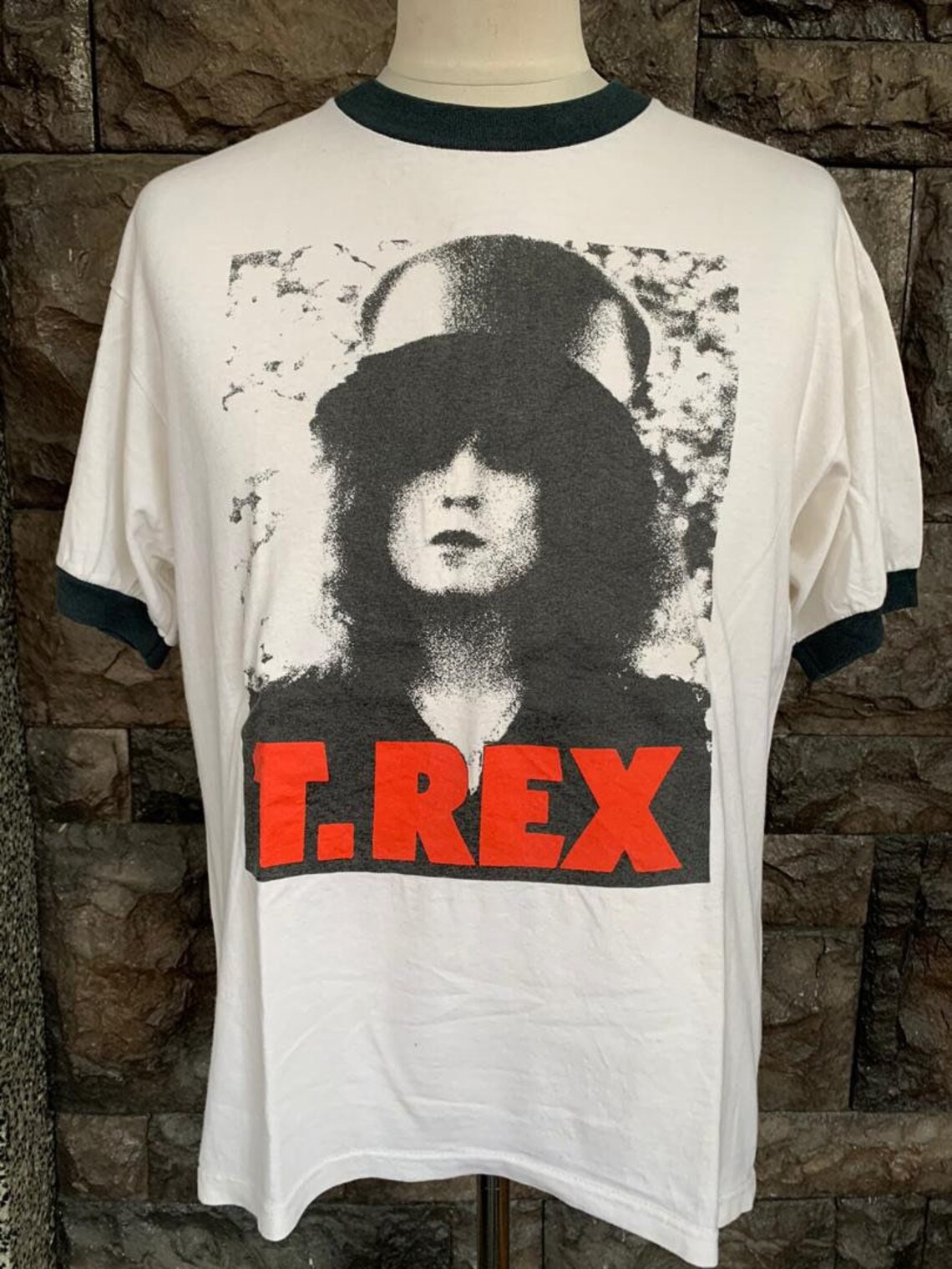 Vintage T. Rex Band Marc Boland Pixellated Photo Shirt | Etsy