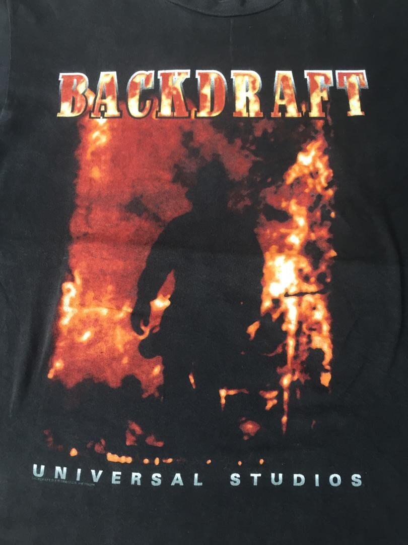 Vintage Backdraft Action Promo Movie 90s Large Mens T-shirt - Etsy Israel
