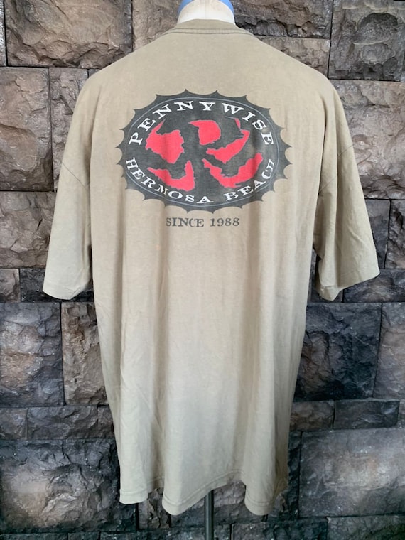 Vintage 90s Pennywise Punk Rock Band Hermosa Beach T … - Gem