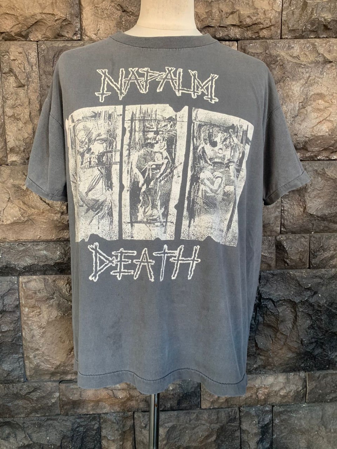 Vintage 90s Napalm Death Band T Shirt - Etsy