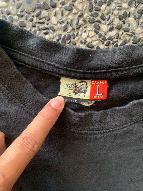 Vintage Dell Parody Computer Software Logo T shirt - Gem